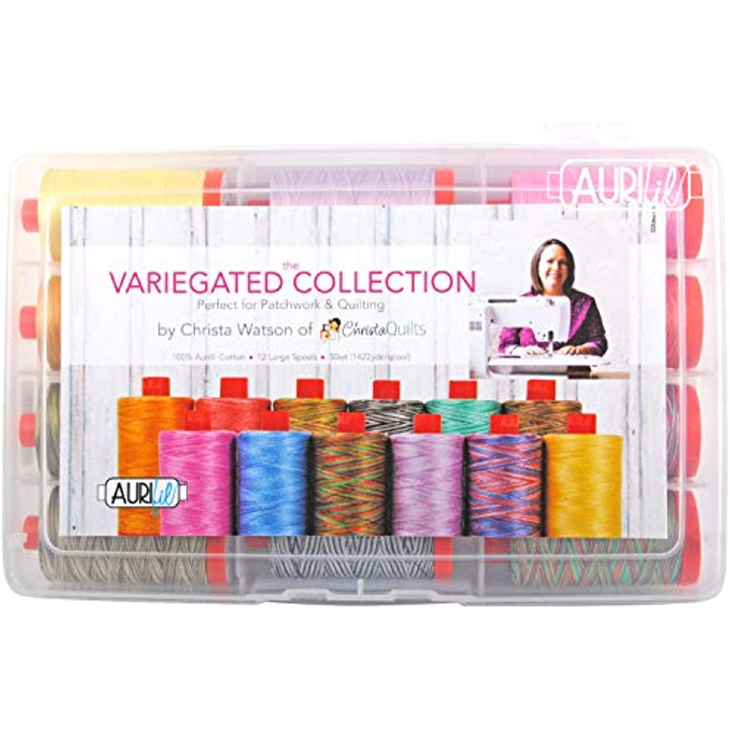 Variegated Collection Aurifil Thread Kit by Christa Watson 12 Large ...