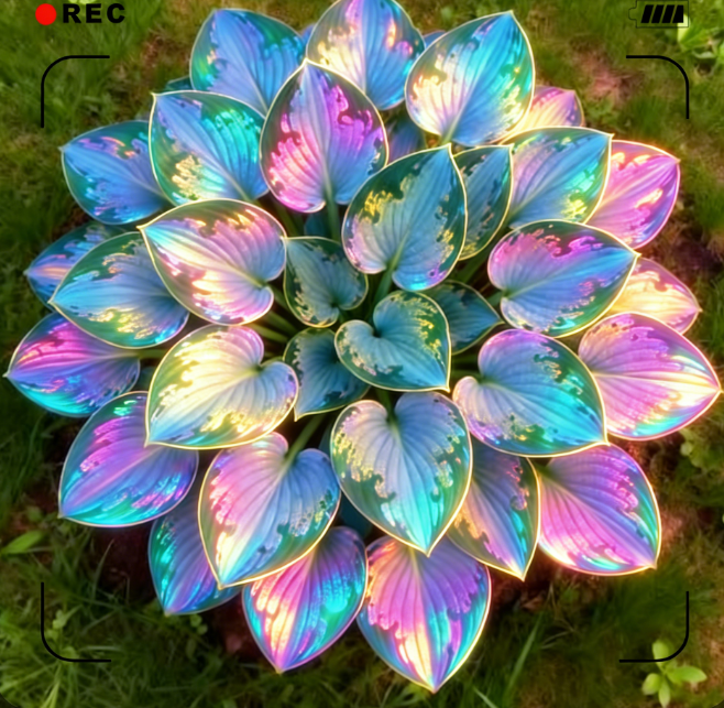 Variegated Colorful Hosta, Hardy Perennial Garden Decor for Plant ...