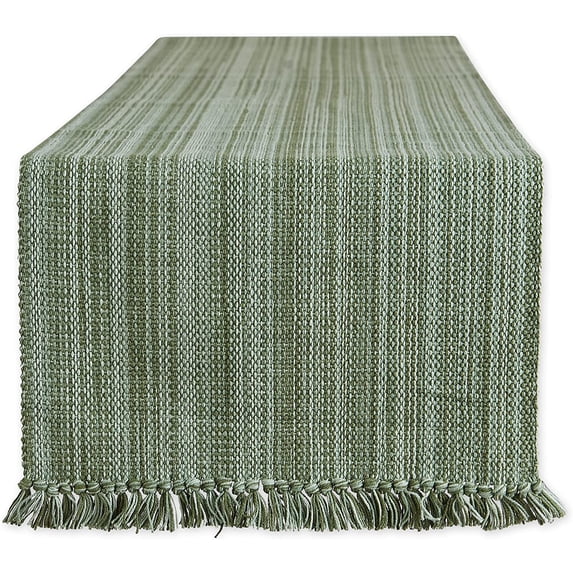Variegated Tabletop Collection, Table Runner, 13x72, Artichoke Green ...