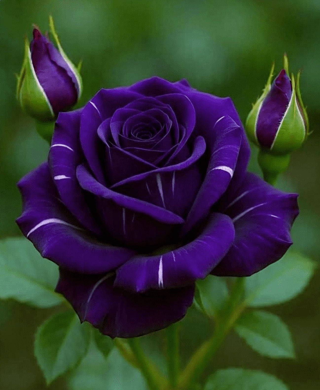 Variegated rose, Hardy Perennial Fragrant Garden Decor for Plant ...