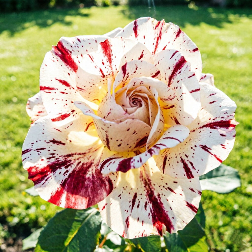 Variegated rose, Hardy Perennial Fragrant Garden Decor for Plant ...
