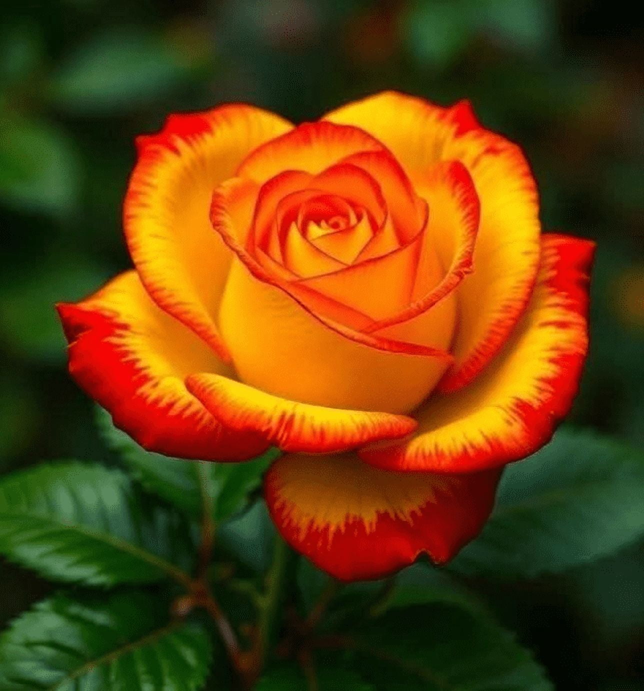 Variegated rose, Hardy Perennial Fragrant Garden Decor for Plant ...