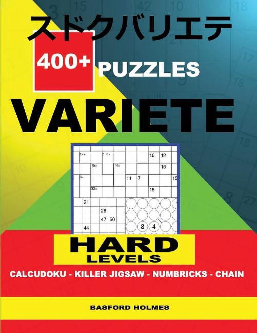 Variete Classic Sudoku 400 + puzzles VARIETE Hard levels Calcudoku ...
