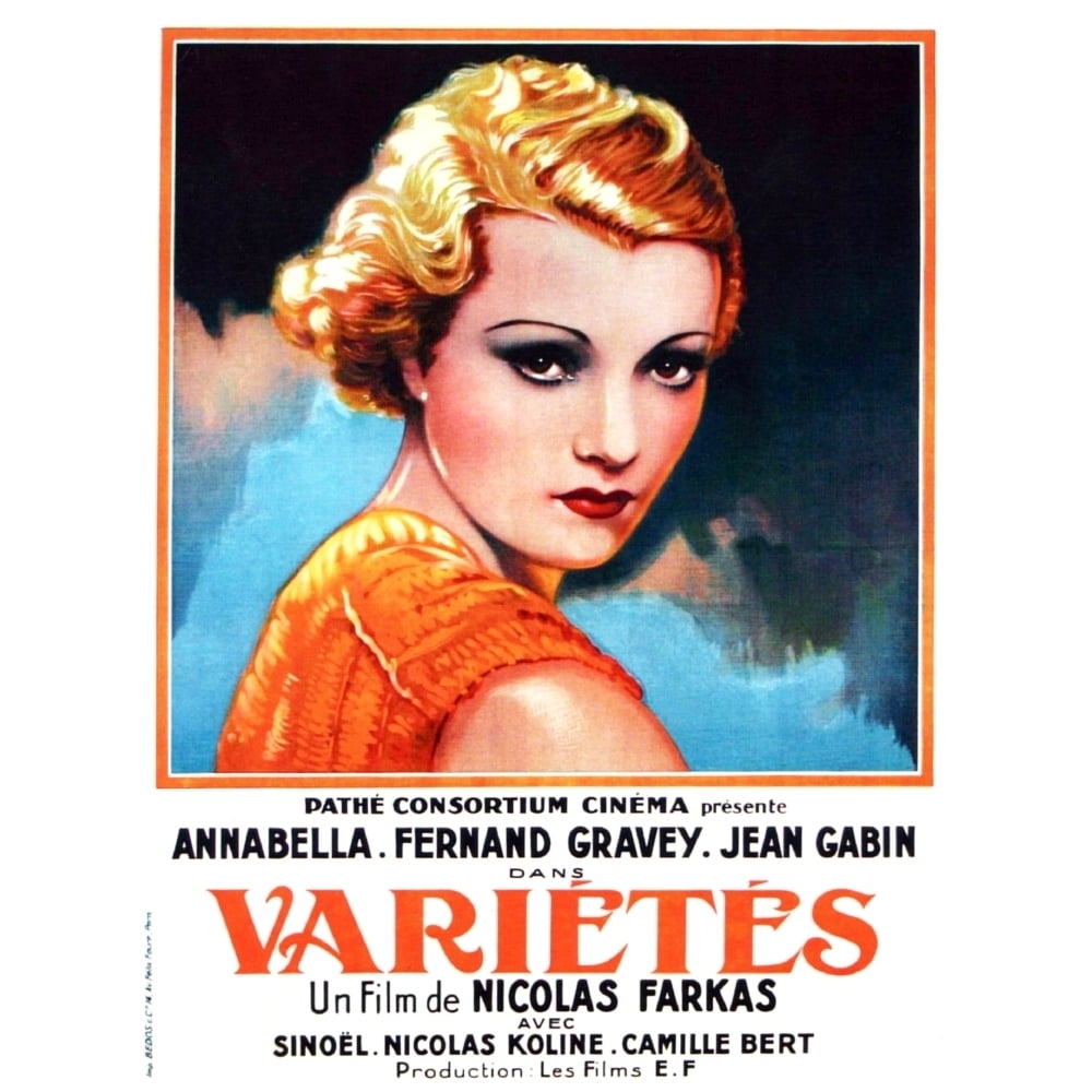 Varietes French Poster Art Annabella 1935 Movie Poster Masterprint (24 ...
