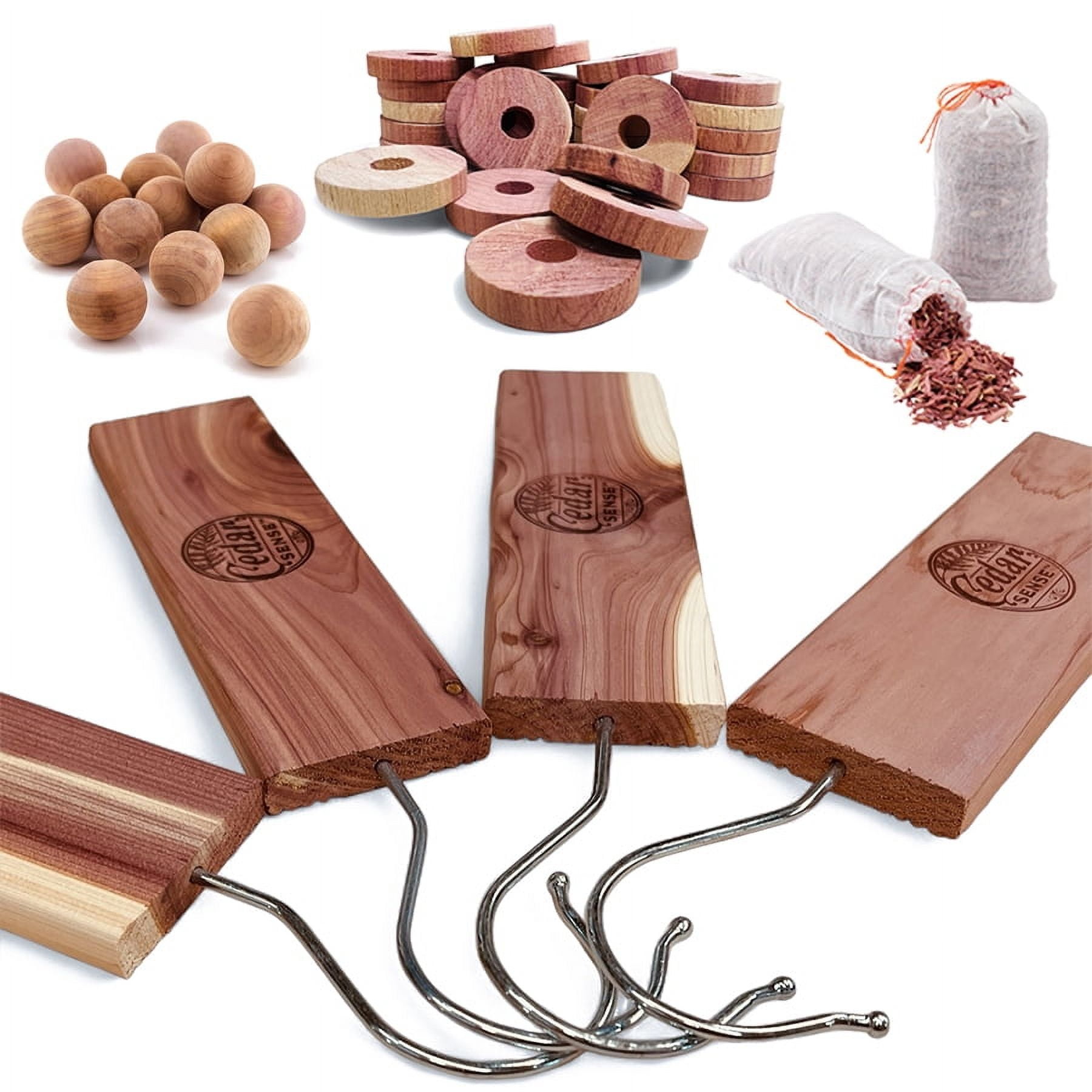 Cedar Sense Variety 70 Pack - 40 Cubes, 20 Rings, 8 Hang-ups, & 2 ...