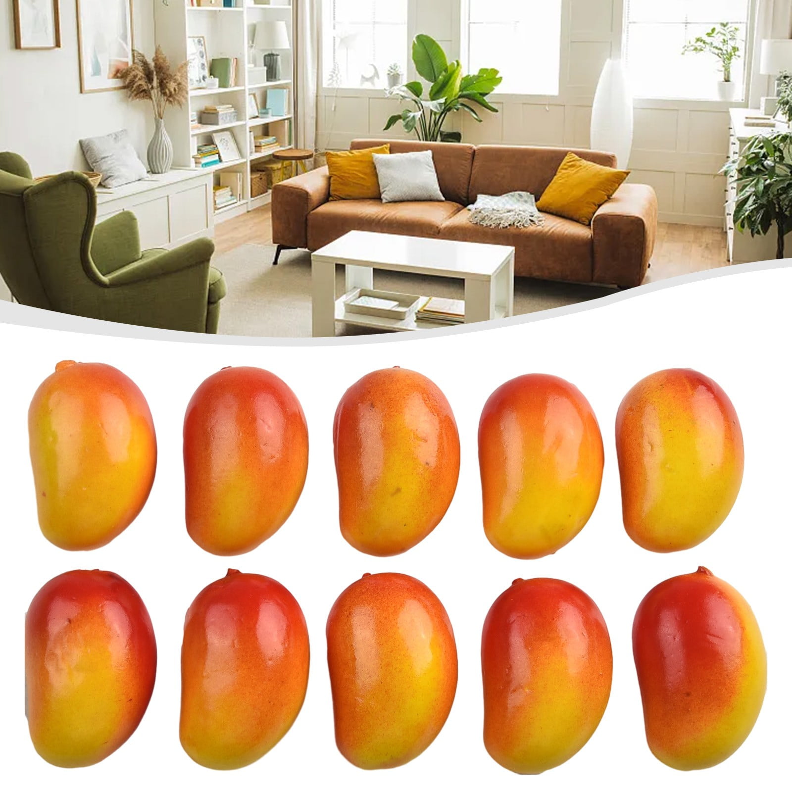 Variety Artificial Fruits Plastic Fake Fruit Kitchen Table Diy Home ...