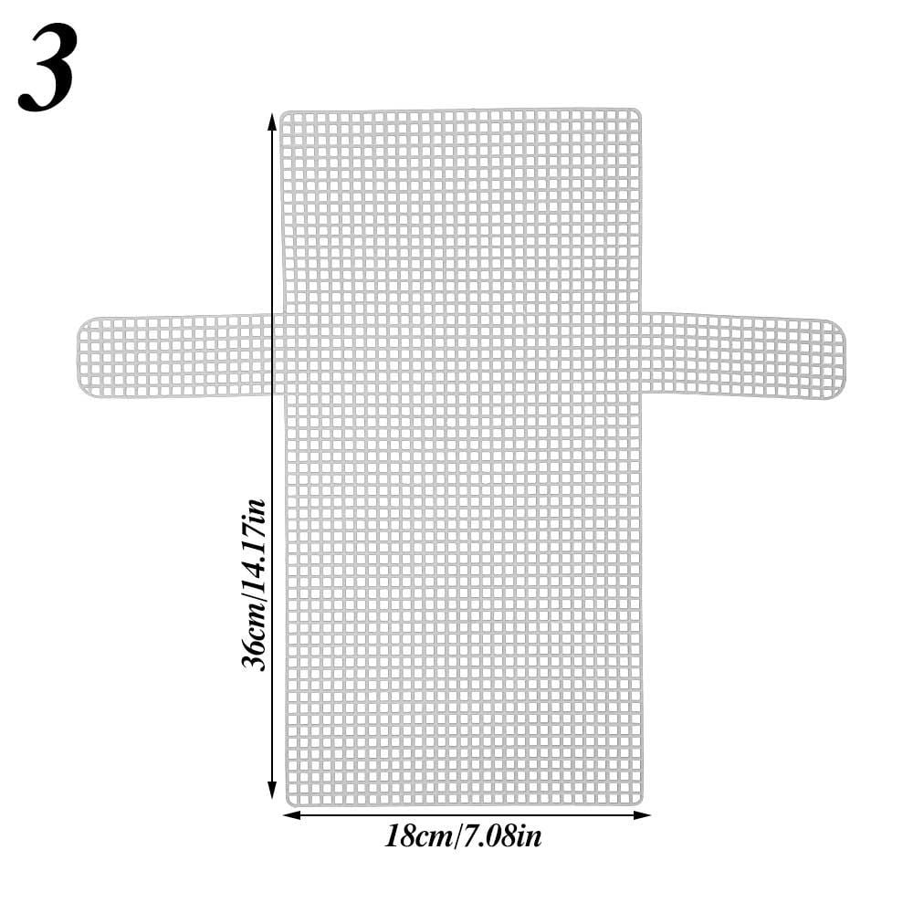 Variety Assistant DIY Grid Plate Knitted Piece for Weaving Bags Woven ...