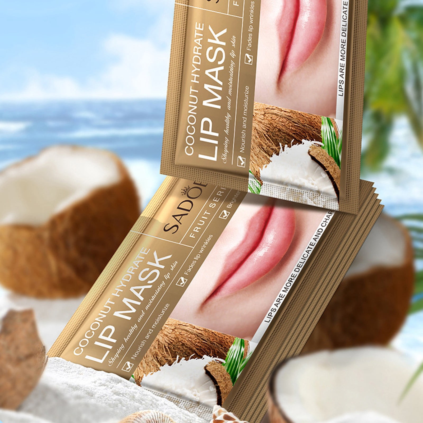 Variety Of Fruit Lip Mask ，Lips Nourishing Spa，Moisturize Lips，Lip Film ...