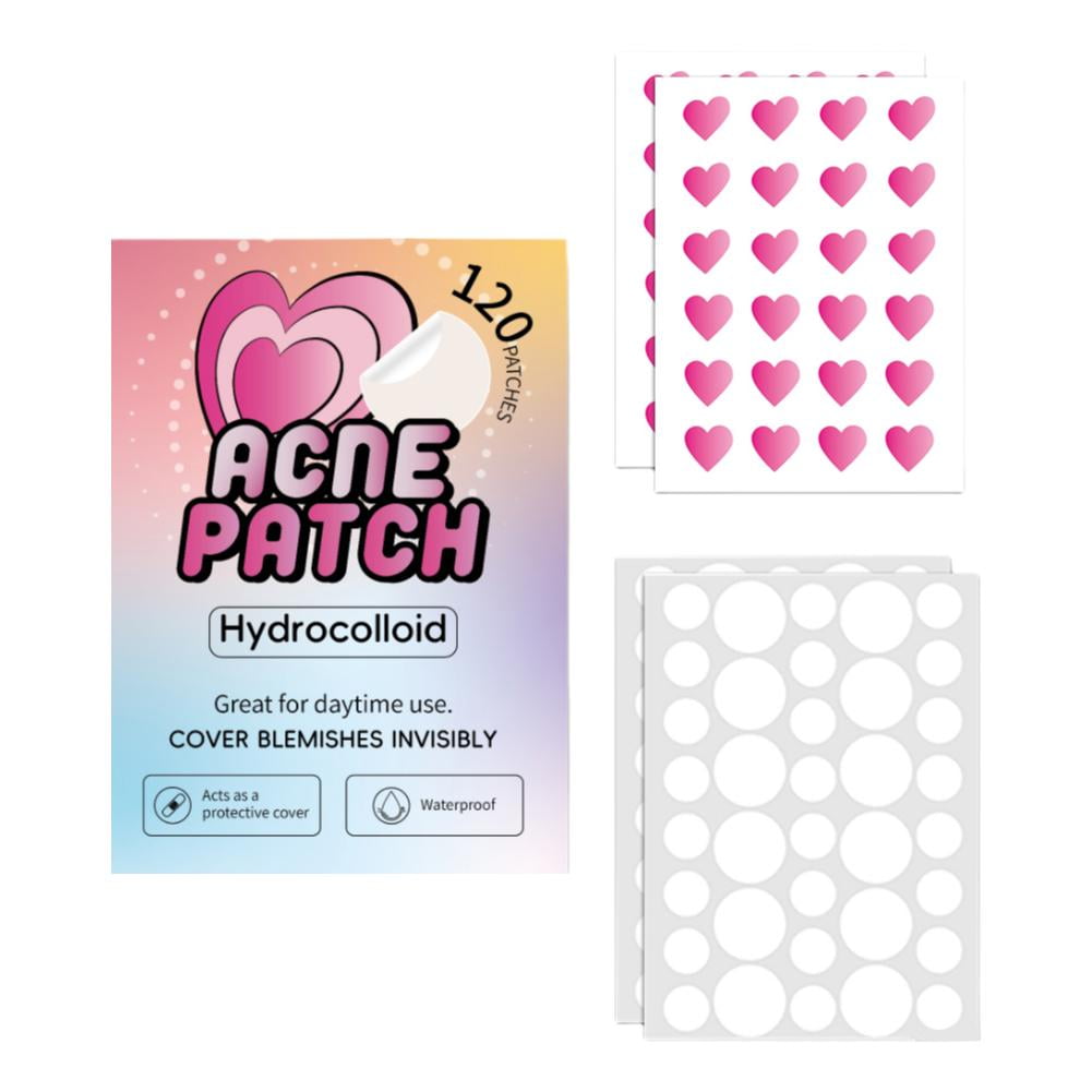 Variety Pack Acne Patches - Butterfly, Heart, Circle, Star - Boxed ...