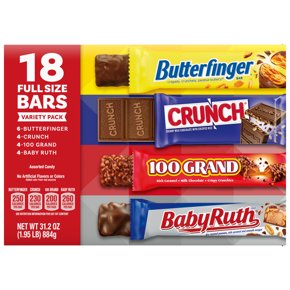 Candy Bars Variety Pack Full Size