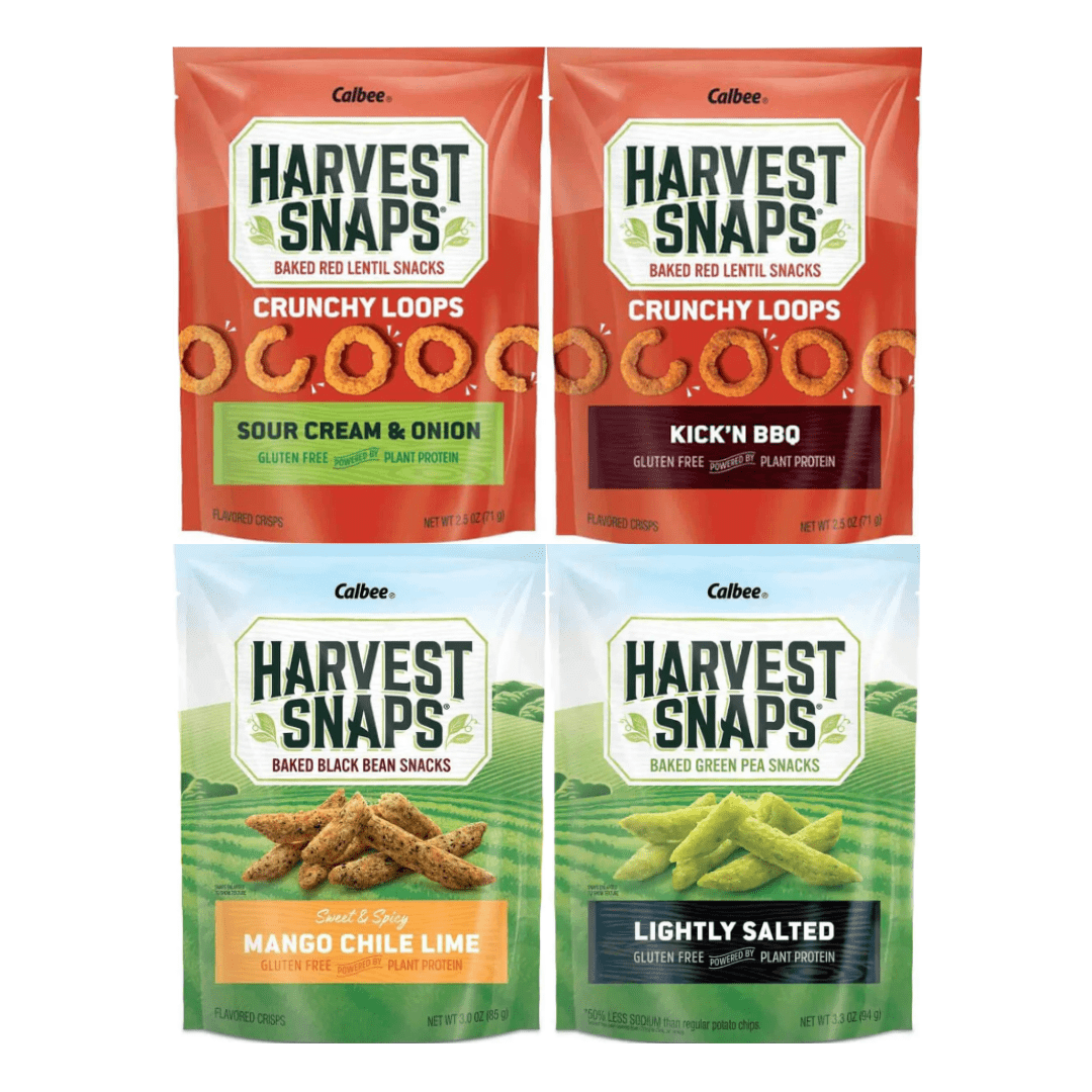 Variety Pack Harvest Snaps Veggie Chips – 4 Flavor Assortment: Mango ...