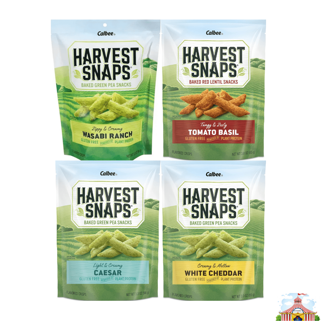 Variety Pack Harvest Snaps Veggie Chips - 4 Flavors: Wasabi Ranch ...