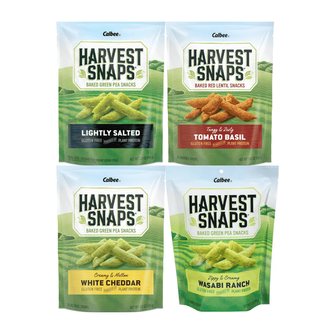 Variety Pack Harvest Snaps Veggie Chips - Lightly Salted, Tomato Basil ...
