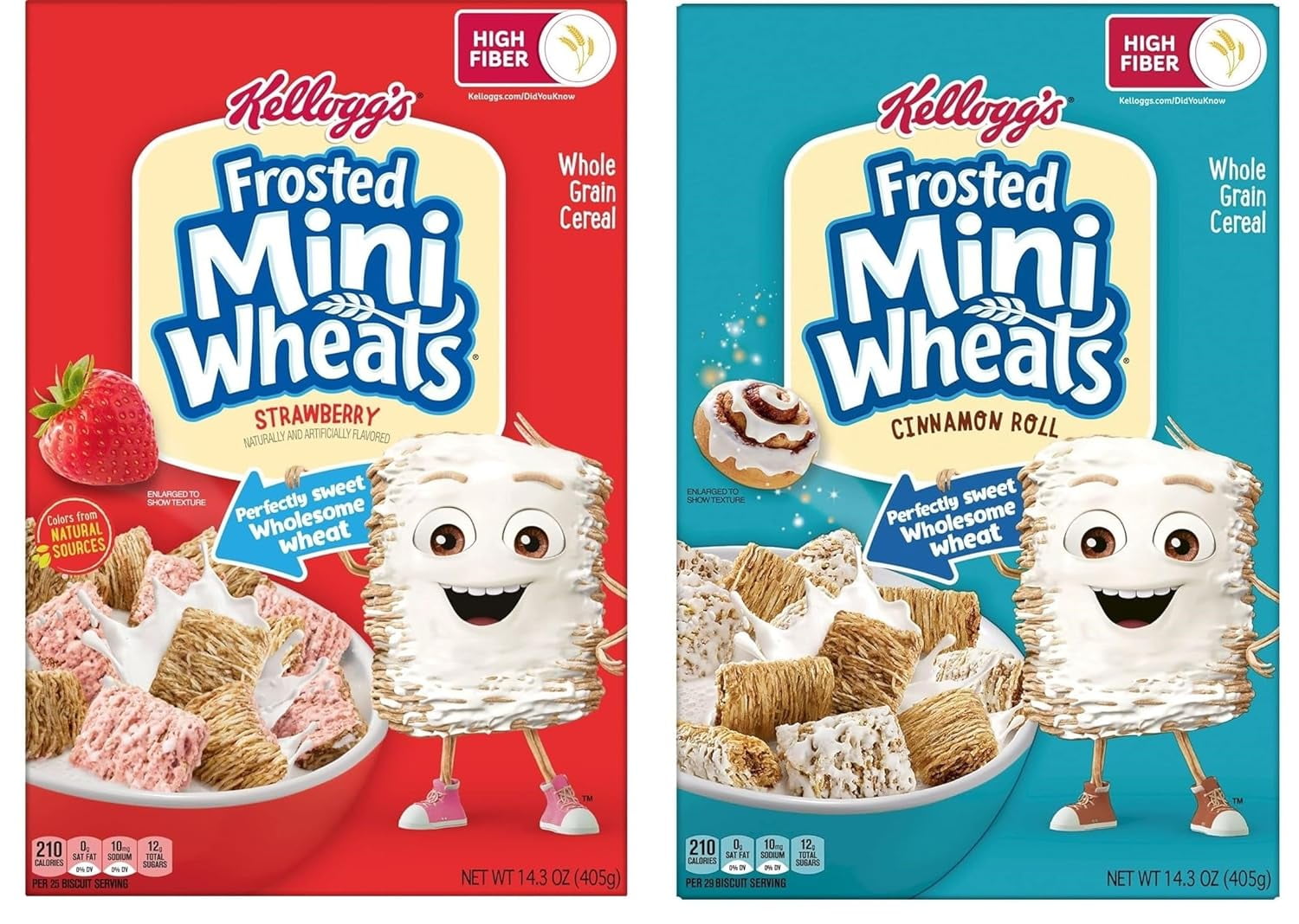 Variety Pack - Kelloggs.Frosted Mini Wheats Cold Breakfast Cereal ...