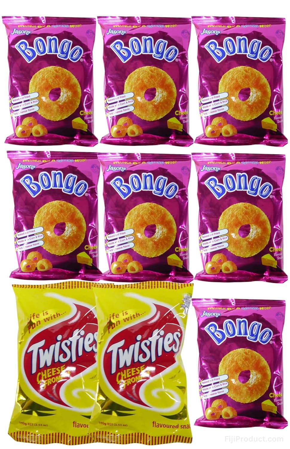 Variety Pack Snacks - Cheese Bongo, Cheese Twisties (Value Pack Of 9 ...