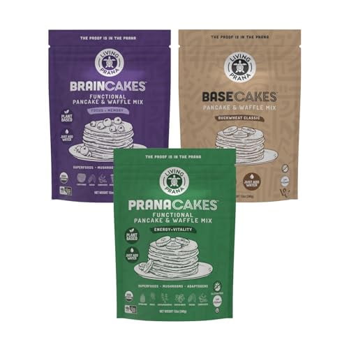 Variety Pack of 3 - PranaCakes, BrainCakes, BaseCakes - Organic Gluten ...