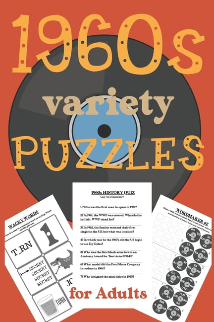 Variety Puzzle Books for Adults 1960s Variety Puzzles for Adults ...