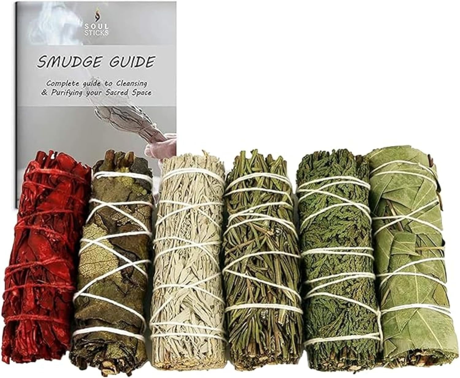 Variety Smudge Stick Gift Set | Bulk Sage Bundles for Space Purification | Smudging Wand ...