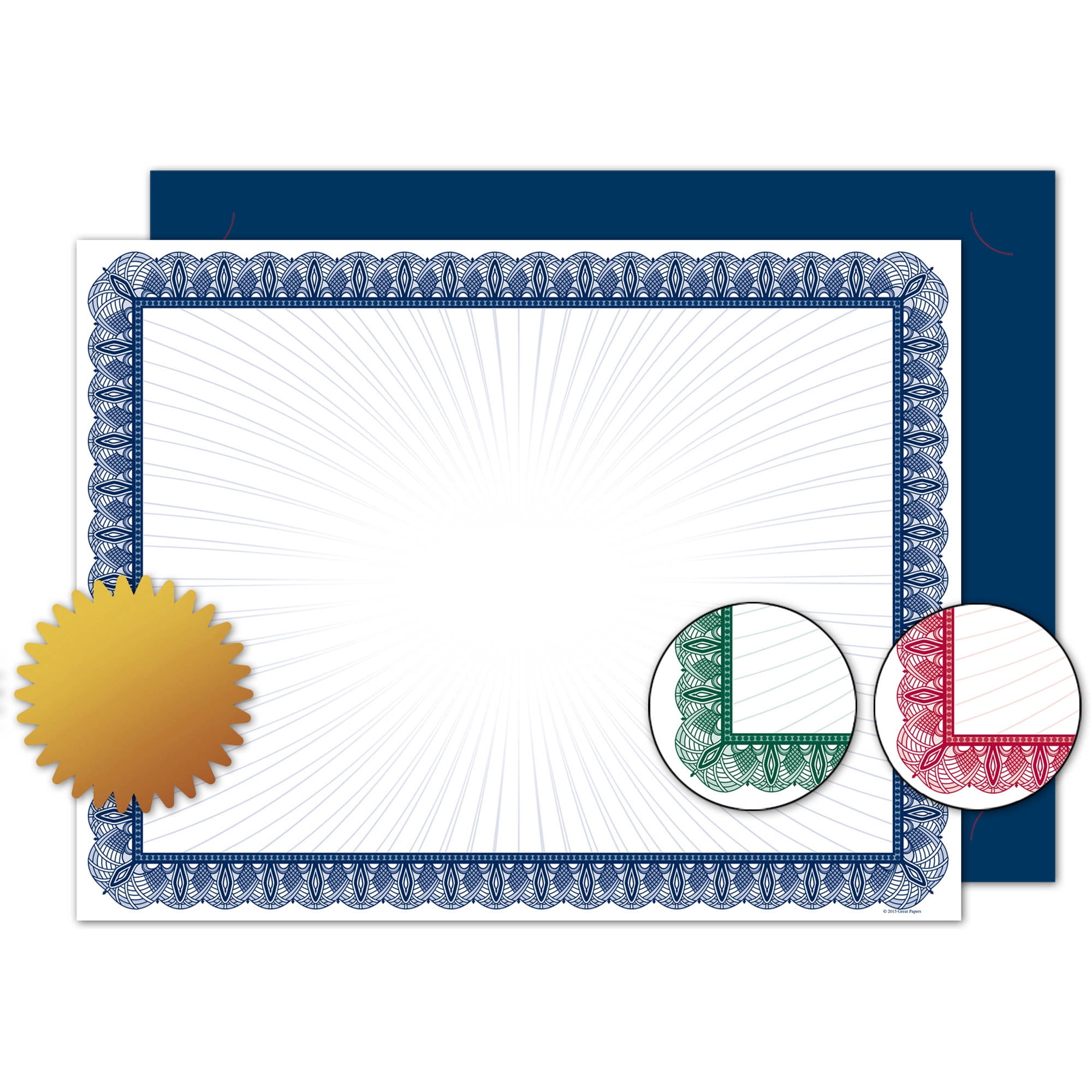 Variety Value Certificate Kit, 90-Piece - Walmart.com