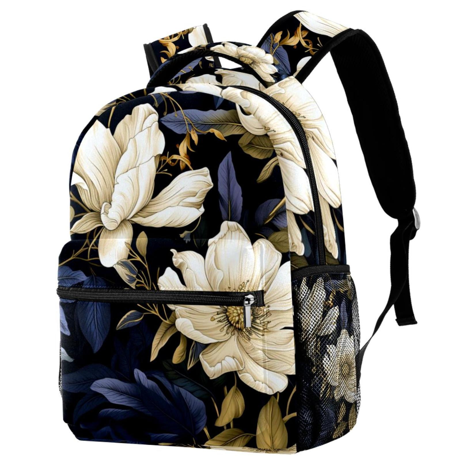 Variety of Flowers and Plants Backpack for Elementary School Student ...