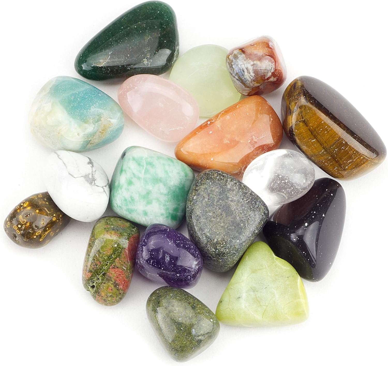 Variety of Styles to Choose From, 1/2 lb Polished Stones - 1/2" - 1 ...