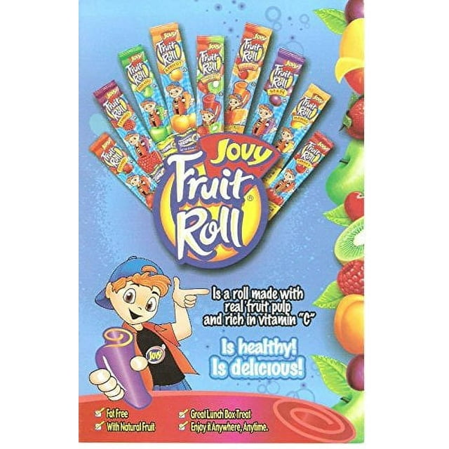 Jovy Fruit Roll Snacks Variety Pack - 7 Flavors (0.75oz each) - Walmart.com