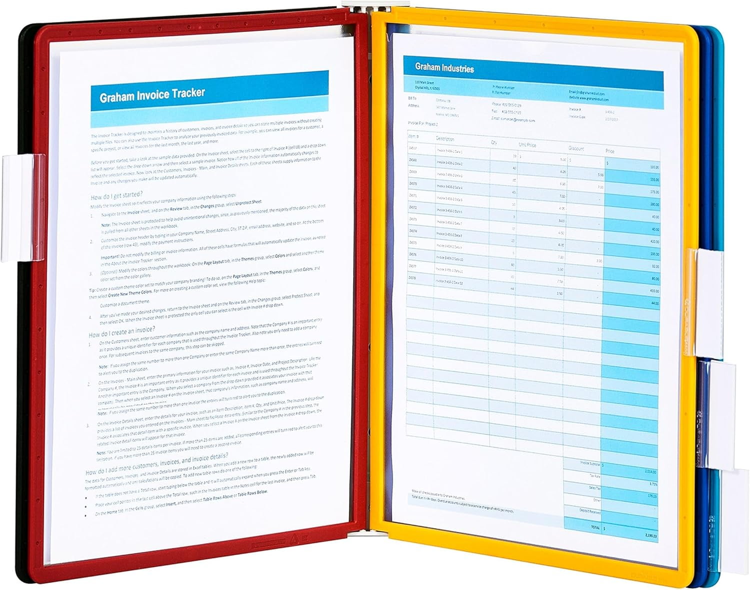 Vario Wall Reference System, 5 Panels, Letter, Asst. Borders And Panels ...