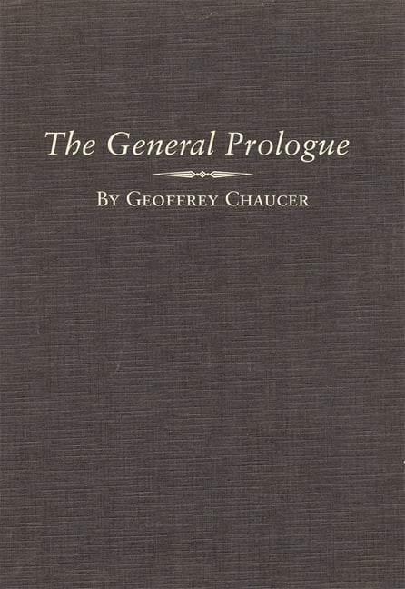 Variorum Chaucer Series: The General Prologue : Part One A and Part One ...