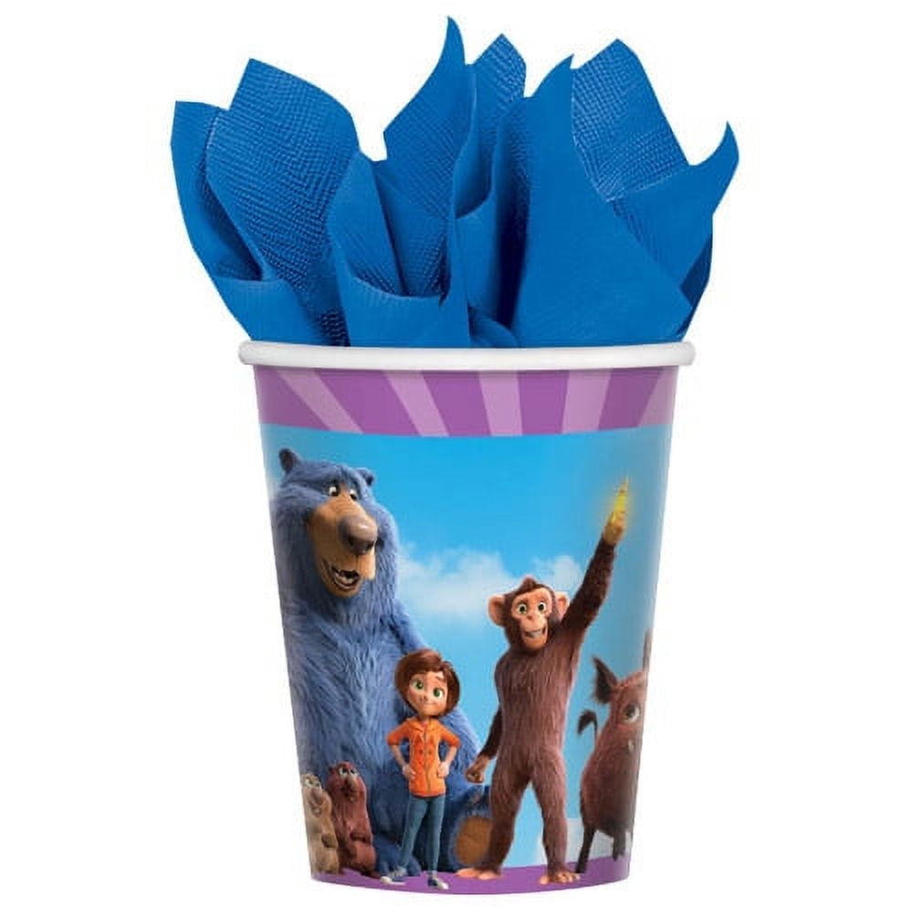Various 9oz Paper Cups, Multicolor Cartoon TV & Film Characters, 8 ...