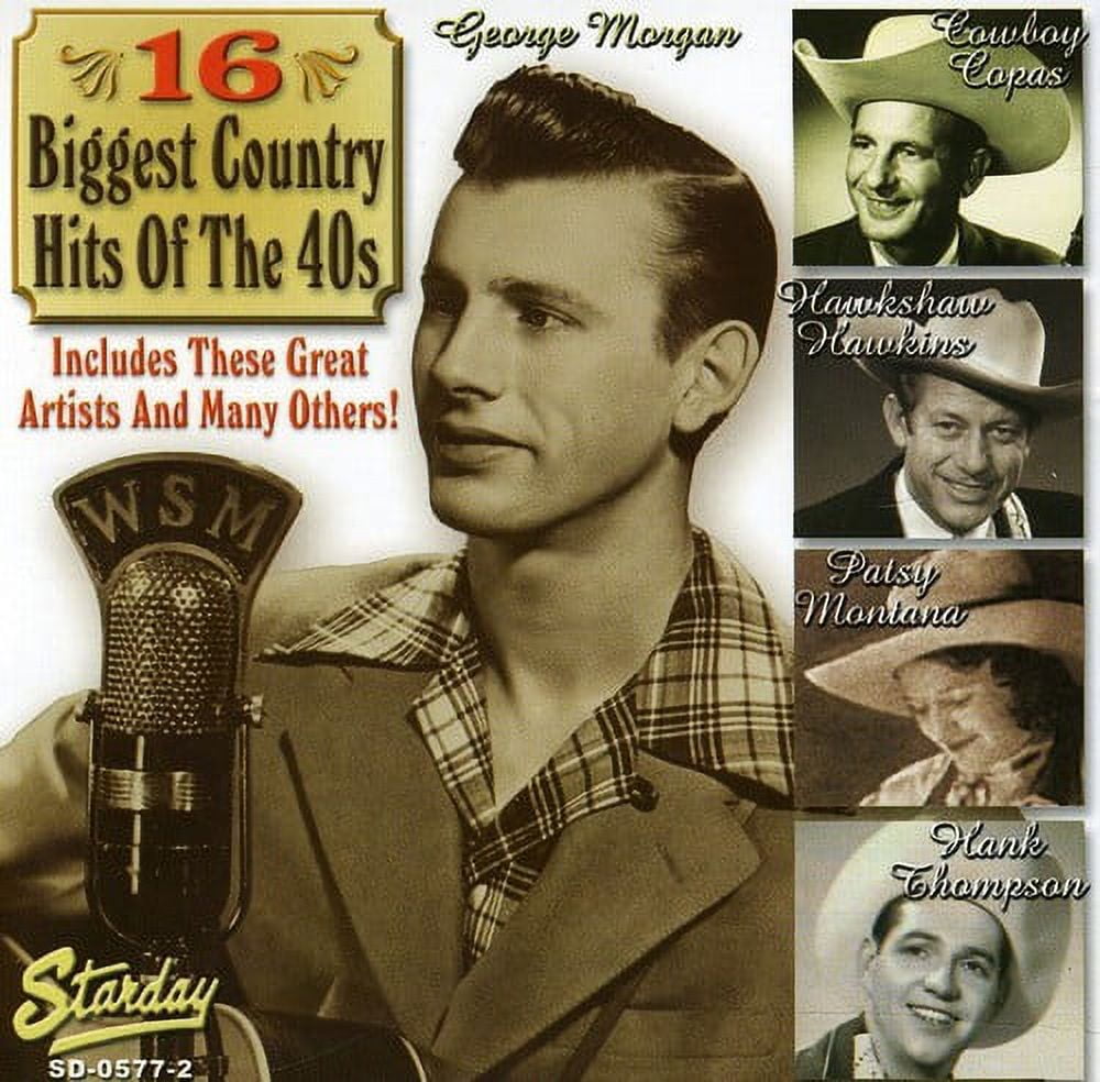 Various Artists - 16 Biggest Country Hits 1940's / Various - Music ...