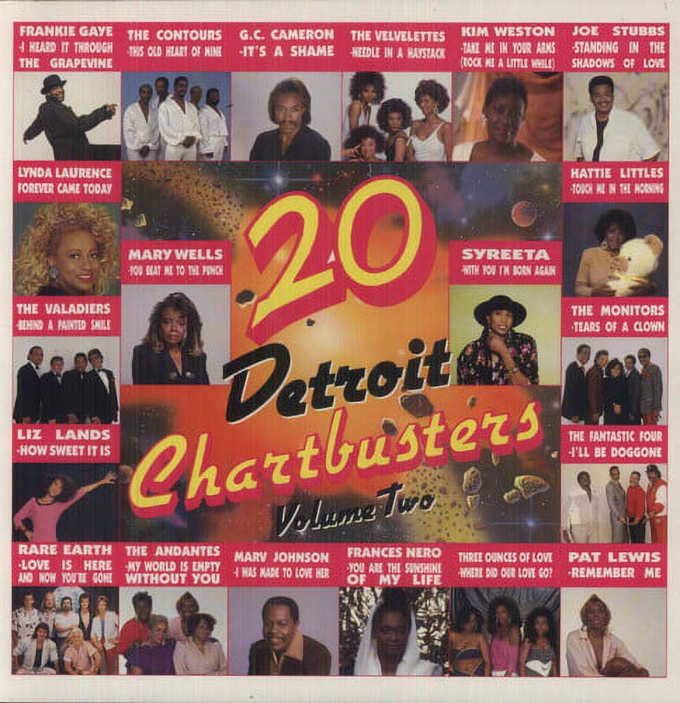 Various Artists - 20 Detroit Chartbusters, Vol. 2 - Music & Performance ...