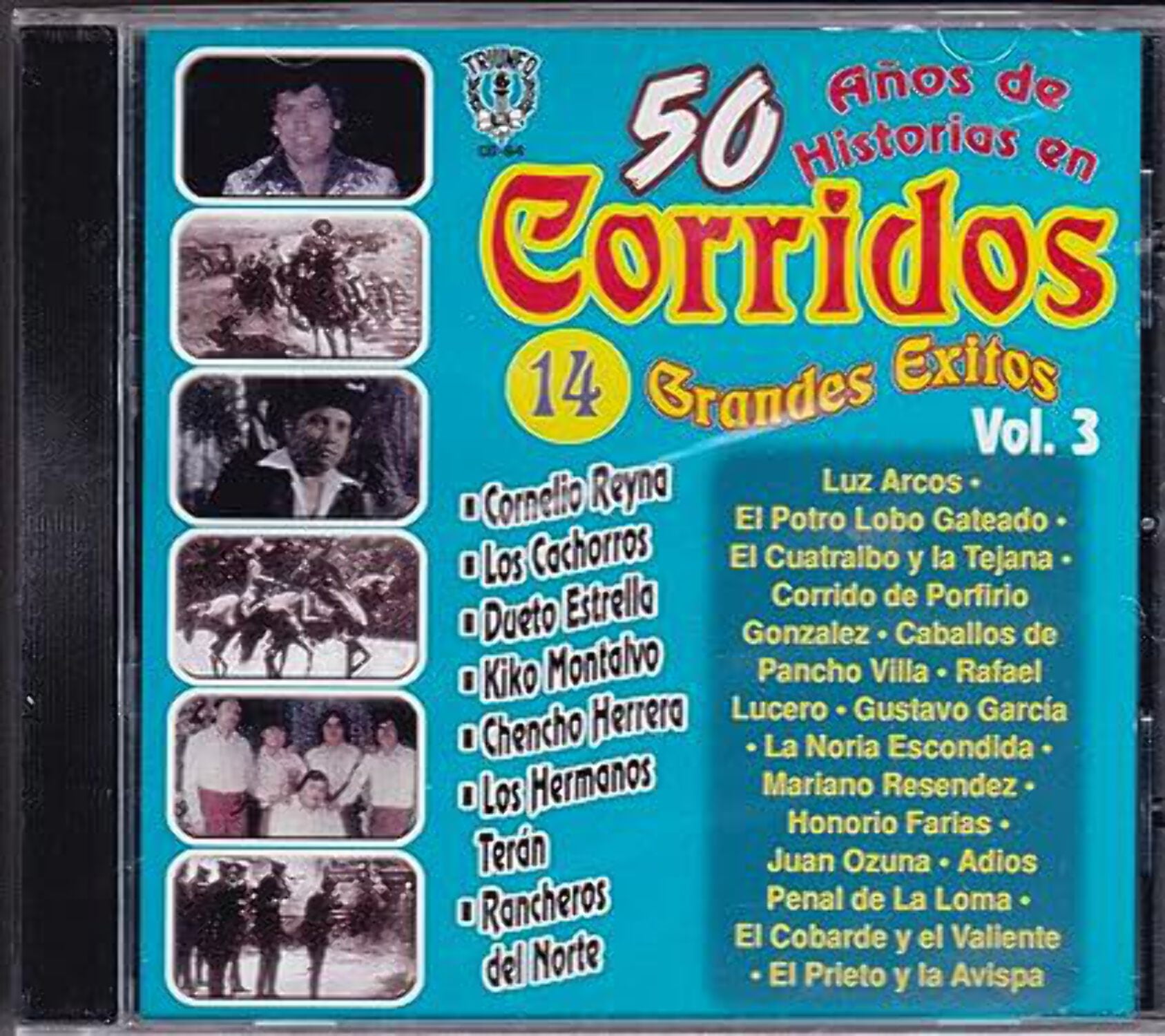 Various Artists - 50 Anos De Historia Corridos 14 Grandes Exitos Vol 3 ...