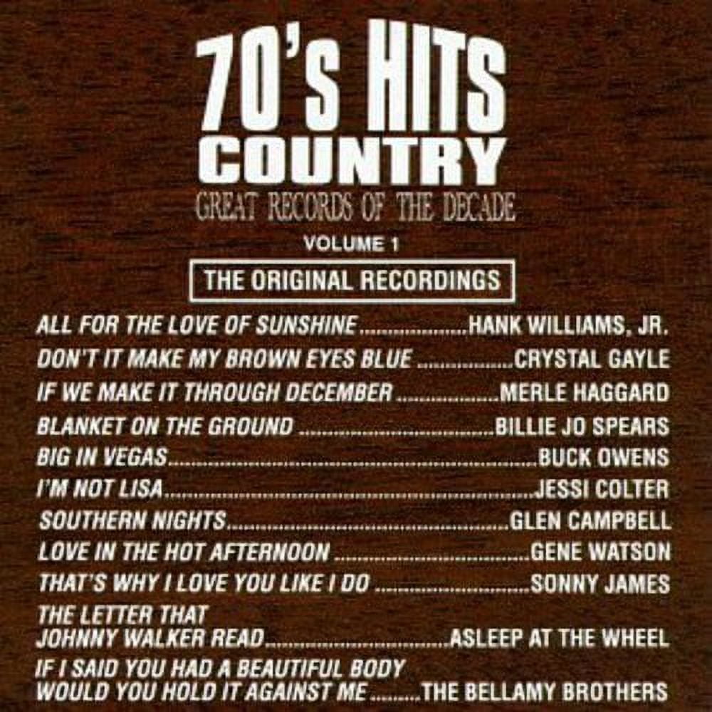 Various Artists - 70's Country Hits 1 / Various - Music & Performance ...