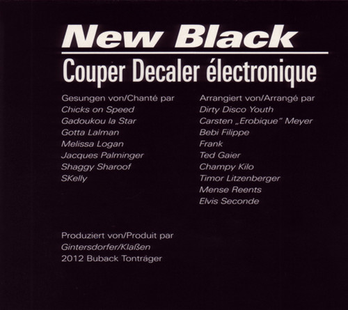 Various Artists - New Black: Couper Decaler Electronique - Electronica ...