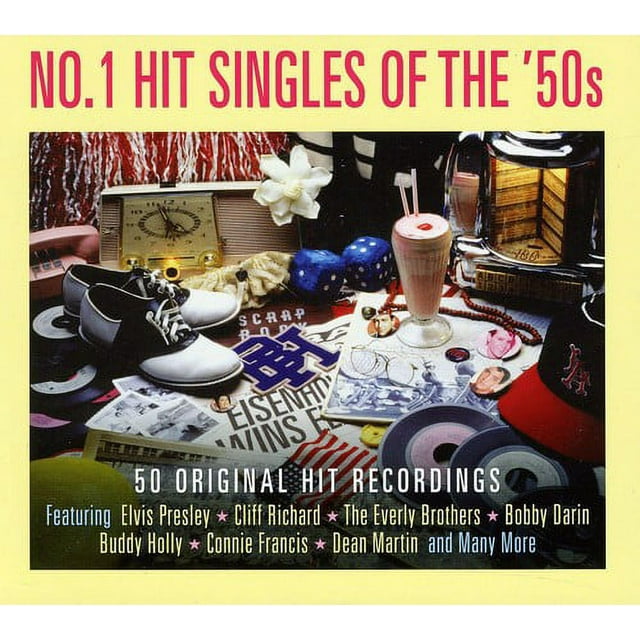Various Artists - No. 1 Hit Singles Of The 50's - CD - Walmart.com