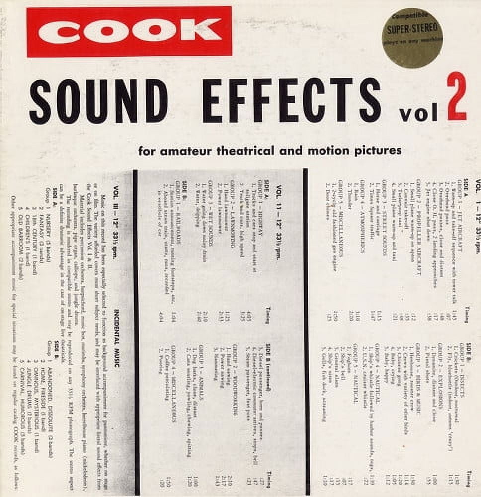 Various Artists - Sound Effects 2 / Various - Soundtracks - CD ...
