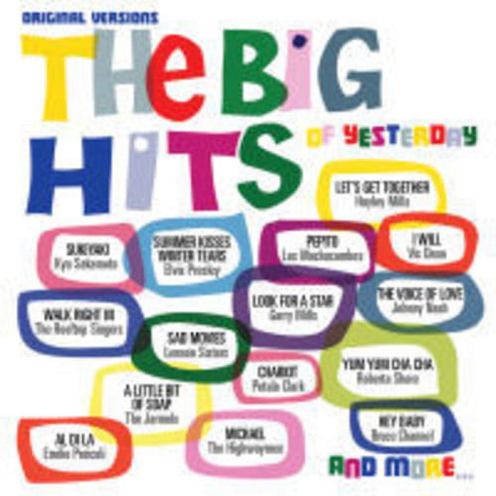 Various Artists - The Big Hits of Yesterday - Music & Performance - CD ...