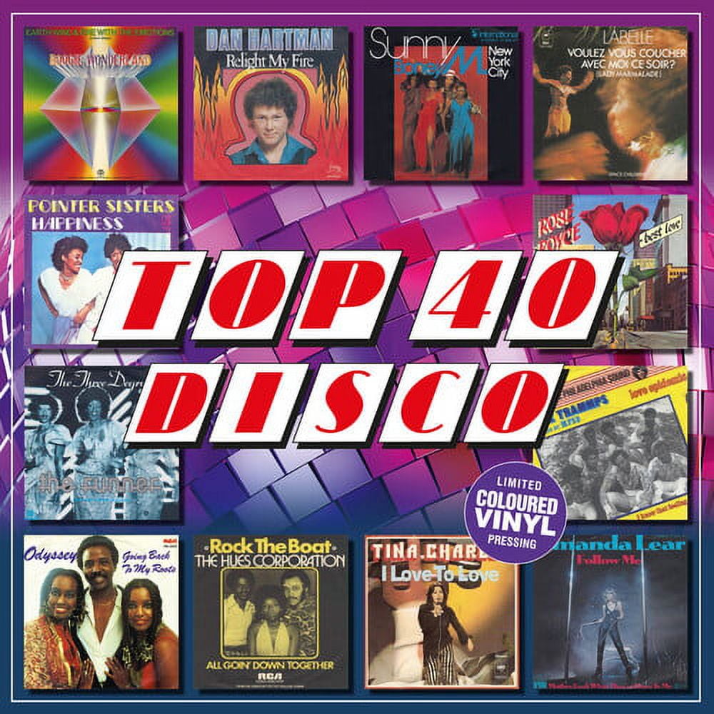 Various Artists - Top 40 Disco / Various - 140-Gram Colored Vinyl ...