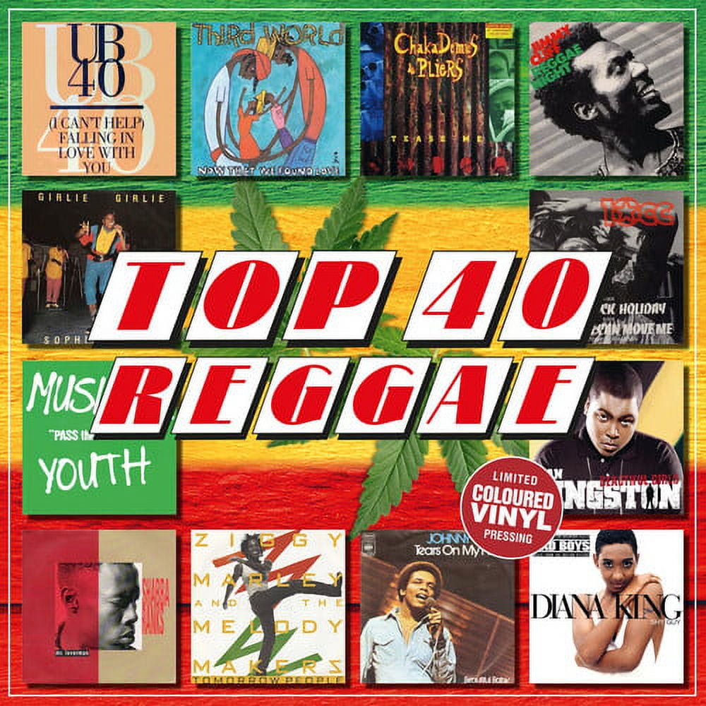 Various Artists - Top 40 Reggae / Various - 140-Gram Colored Vinyl ...