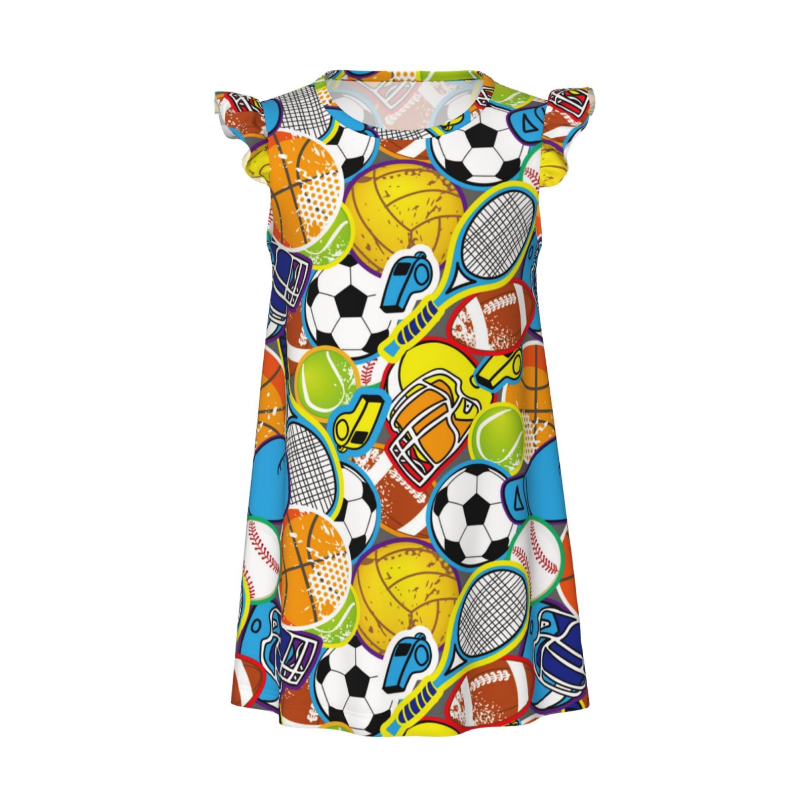 Various Balls Girls Nightgowns, Short Sleeves Princess Dress, Girls ...