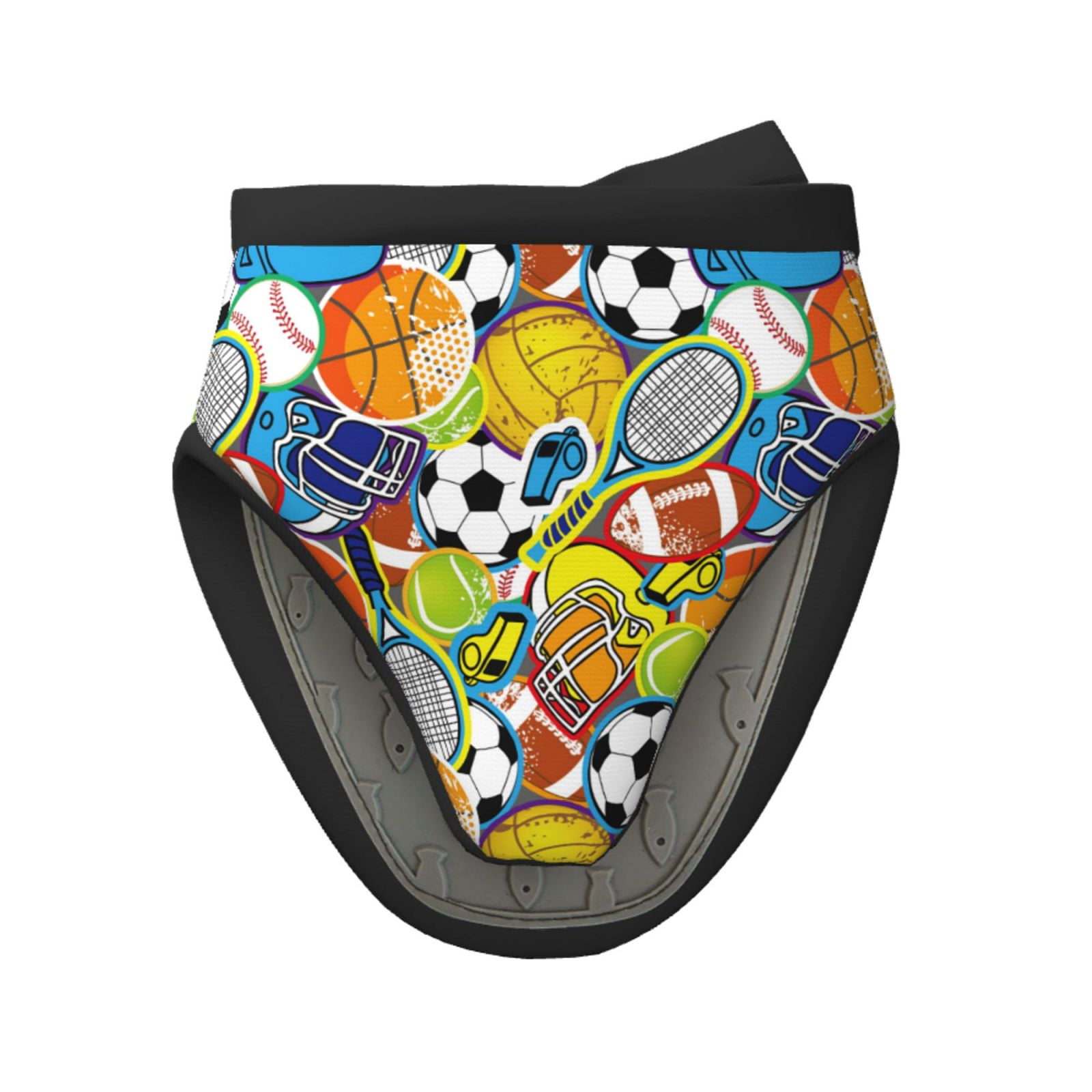 Various Balls Oven Mitts Heat Resistant with Hanging Loop, Soft Lining ...