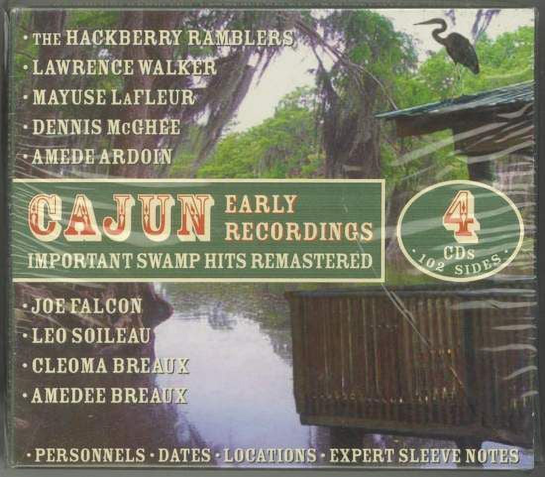 Various - Cajun Early Recordings Important Swamp Hits Remastered - 4CD ...
