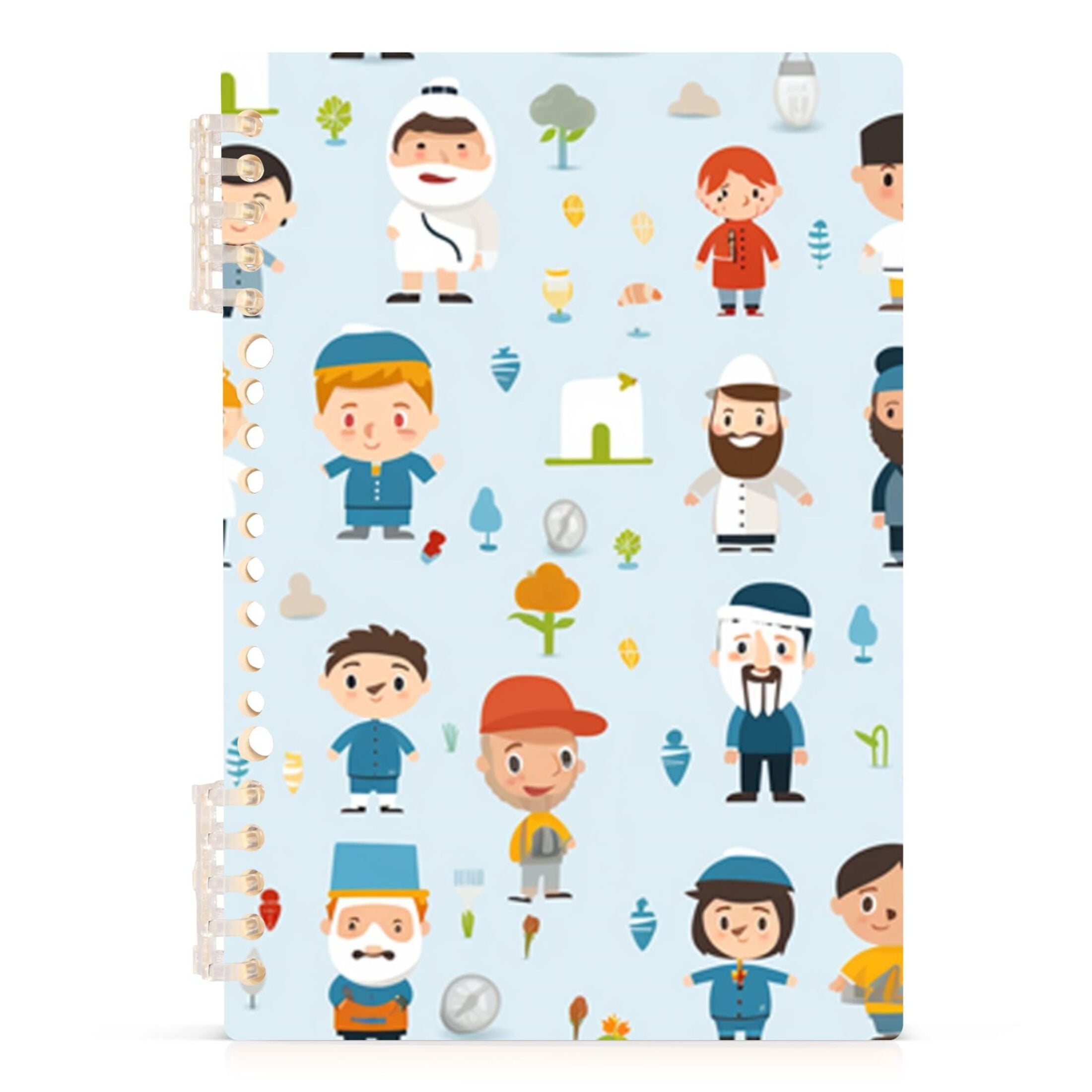 Various Character and Flower Spiral Notebooks 60 Sheets 120 Pages A5 ...