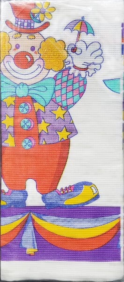 Various 'Clownin' Around' Circus Multicolor Paper Tablecloth - Walmart.com