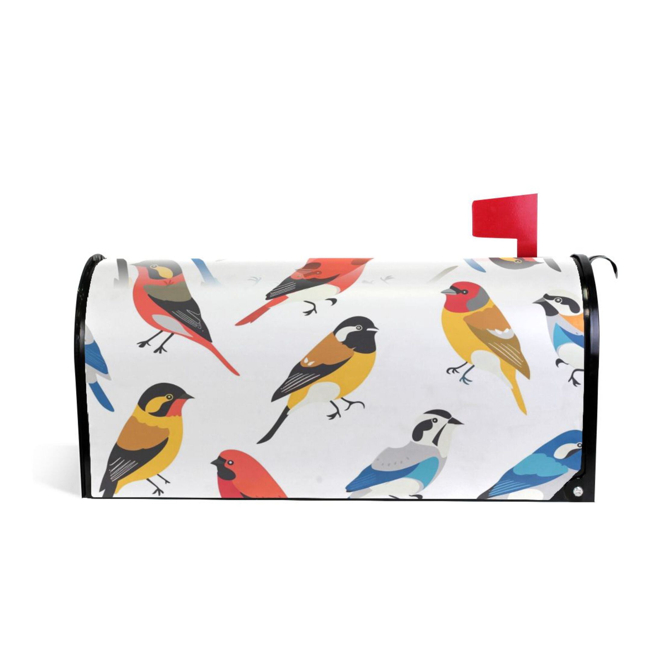 Various Color Birds Magnetic Mailbox Covers 21" X 18" Post Letter Box ...