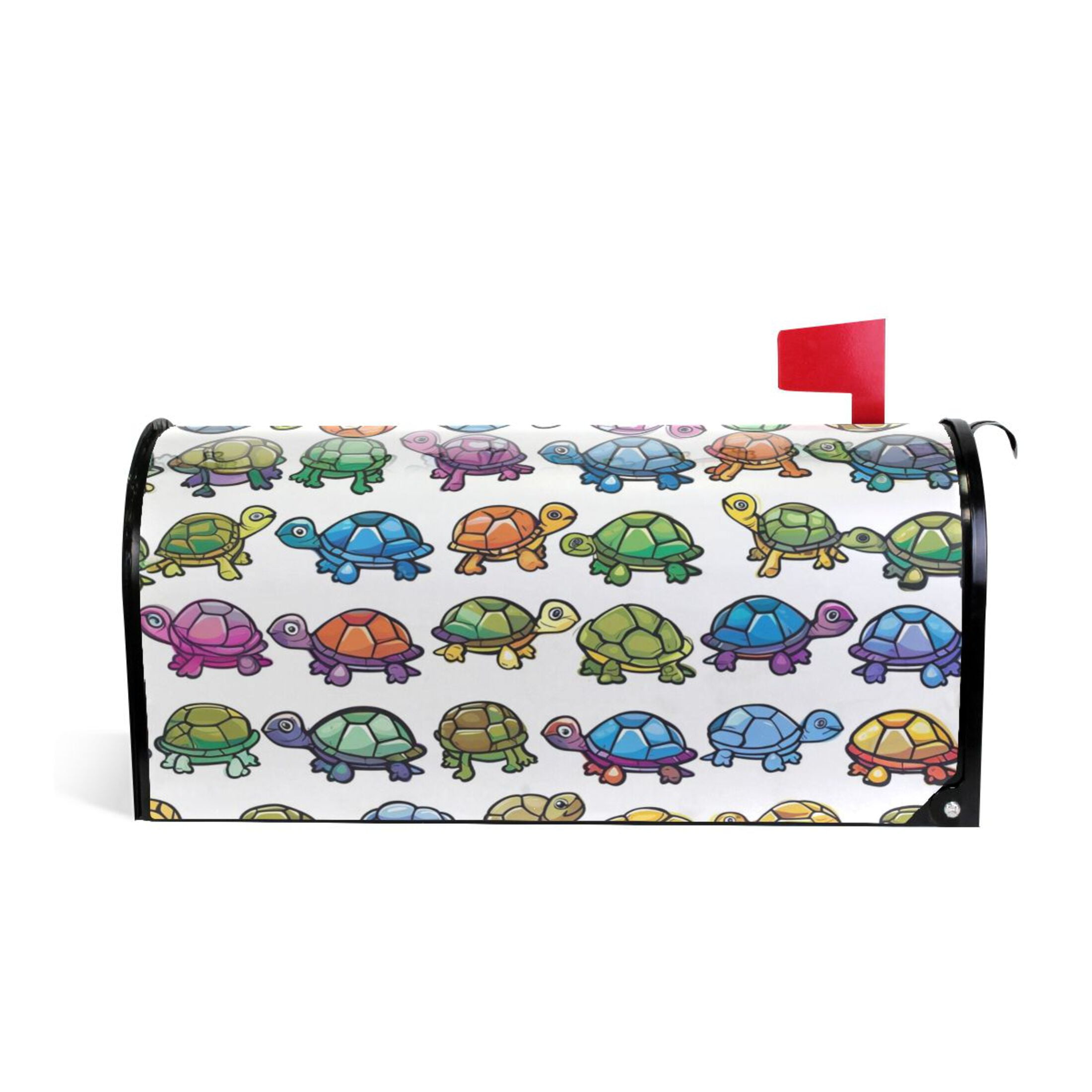 Various Color Turtles Magnetic Mailbox Covers 21" X 18" Post Letter Box ...