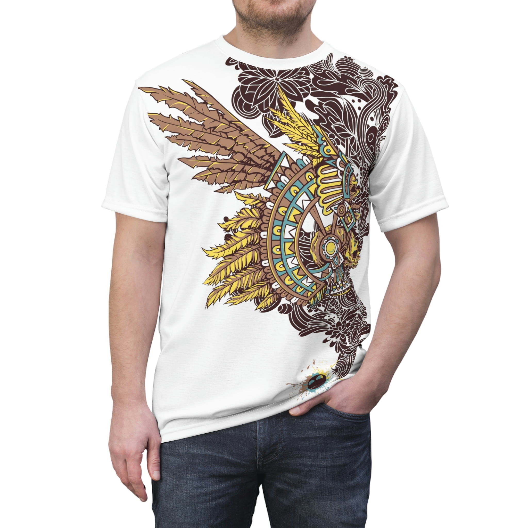 Various Cultural History Fashion Design Unisex AOP Cut & Sew Tee ...