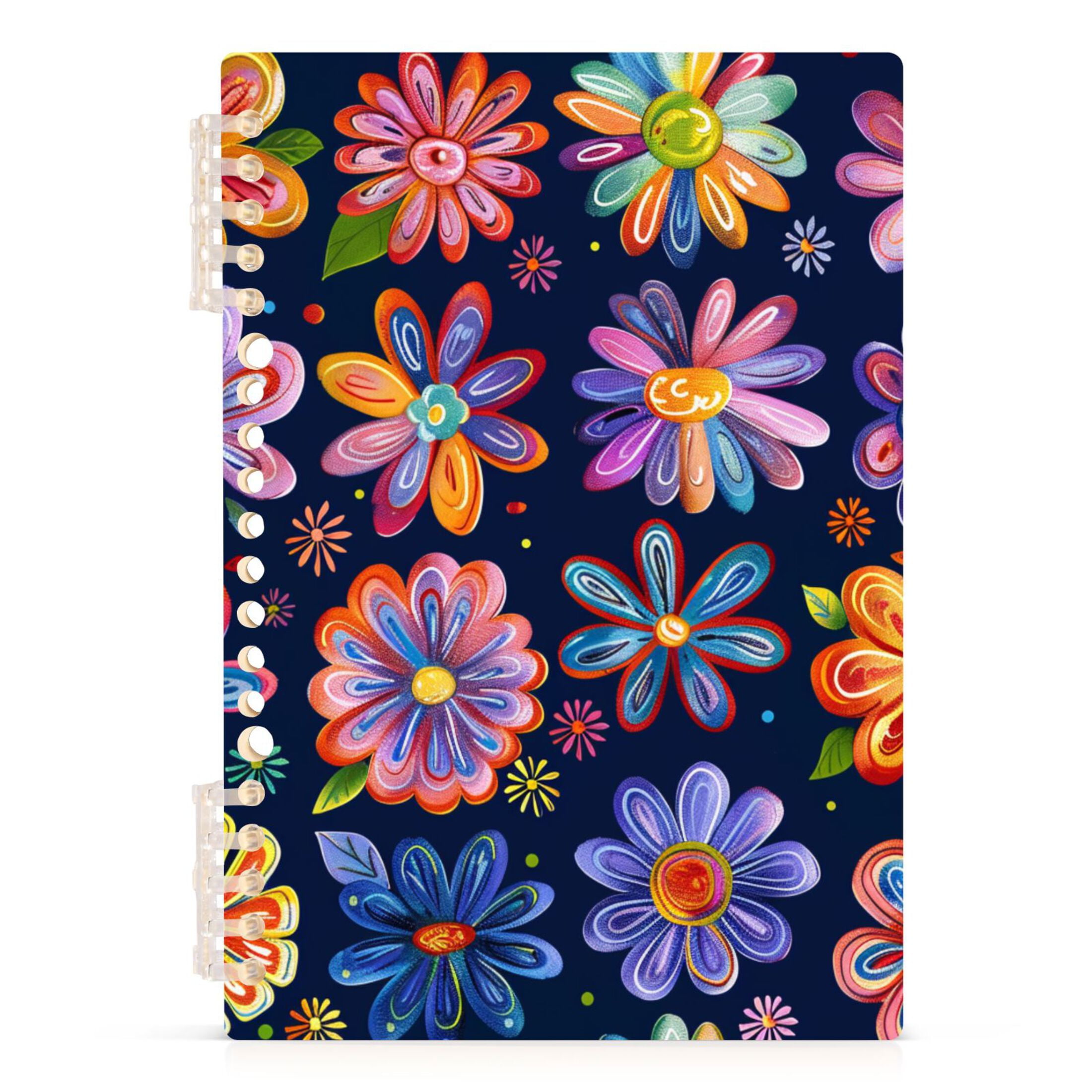 Various Cute Flower Notebooks 1-subject Journal 60 Sheets A5 College ...