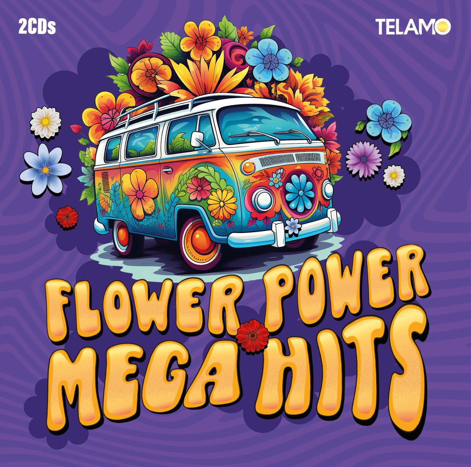 Various Flower Power Mega Hits (CD) - Walmart.com