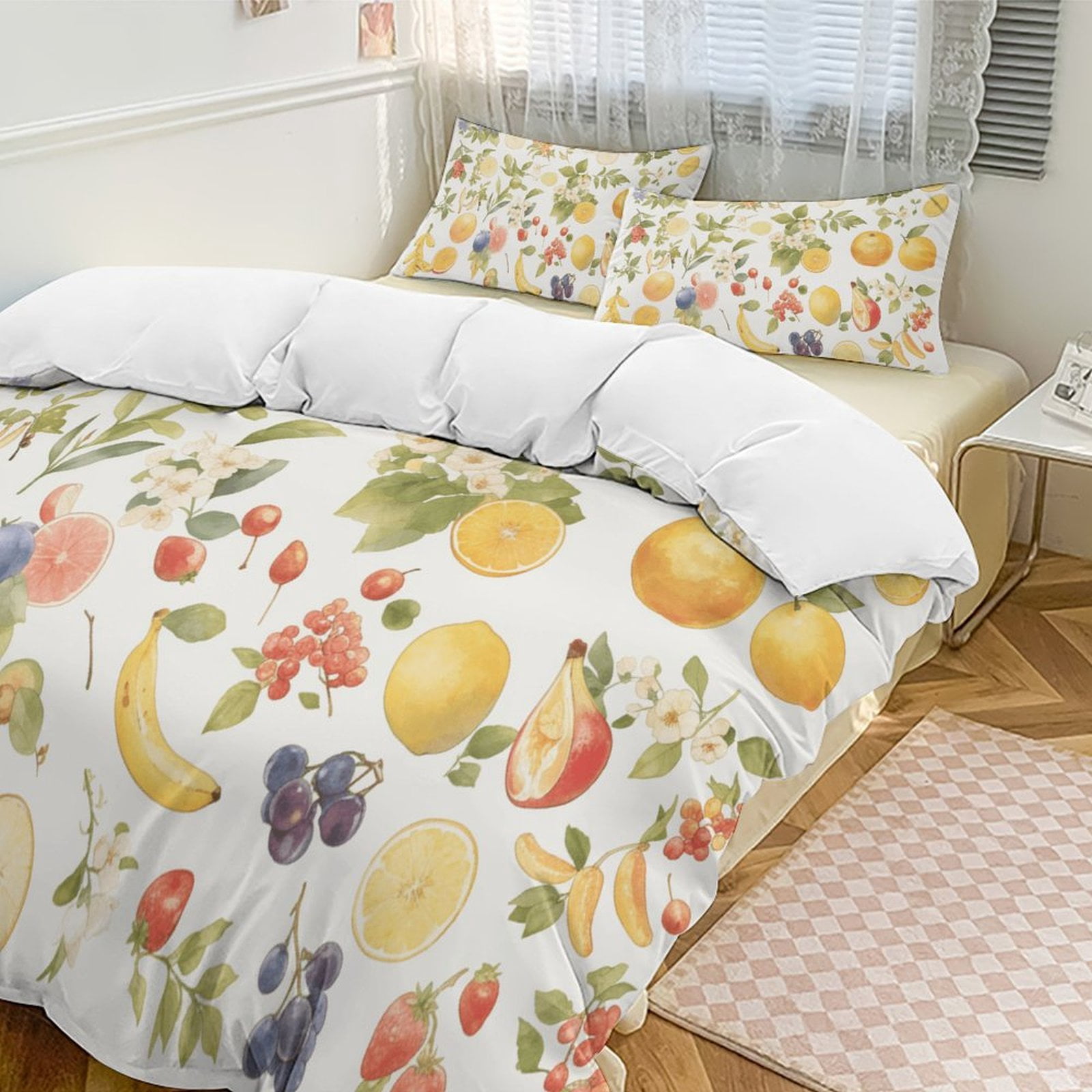 Various Fruits 3D Duvet Cover Set Quilt Cover Theme of Kid Boy Girl for ...